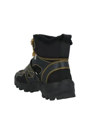 GANNI Lace-up Hiking Boots With Vibram Sole
