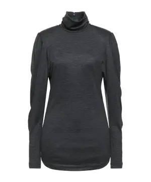 Isabel Marant Étoile High Neck Long Sleeve Knitwear With Puff Sleeves And Zipper Closure