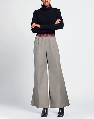 Marni Checked Woolen Trousers - Gray