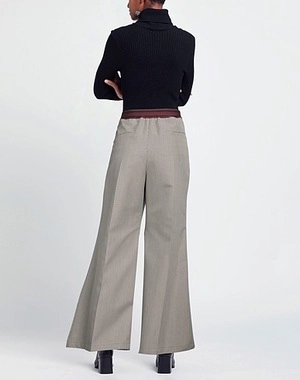 Marni Checked Woolen Trousers - Gray