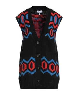 GANNI Sleeveless Knitwear - Black