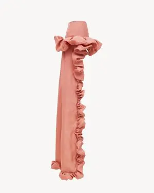 Saint Laurent Bubble Cascade Silk Gazar Skirt