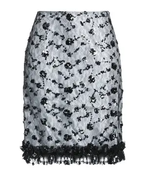 GANNI Two-color Sequined Lace Dress