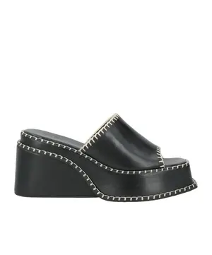 Farm Rio Plain Colour Sandals - Black