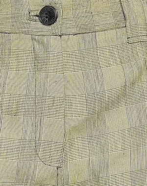 GANNI Plaid High-waisted Chinos Shorts