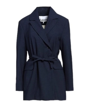 GANNI Double-breasted Suit - Black