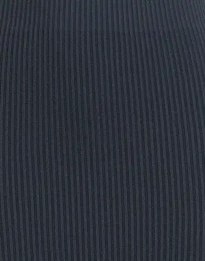 Max Mara Ribbed Knit Pencil Skirt - Black