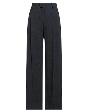 Isabel Marant Étoile High-waisted Pinstriped Wide-leg Trousers - Black