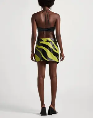 Sportmax Satin Halter Backless Cropped Top