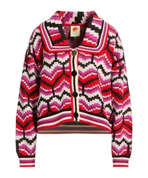 Farm Rio Jacquard-knit Cardigan - Multicolor