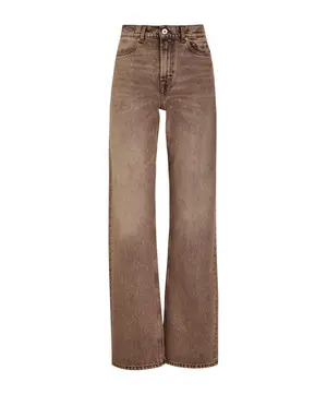 Our Legacy Wata Cut Straight-leg Denim Jeans - Brown