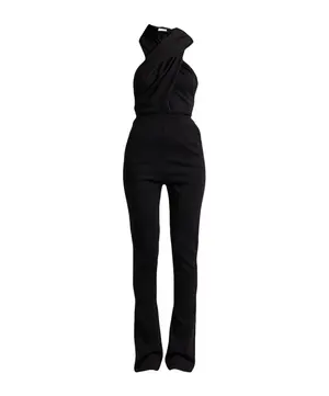 Saint Laurent Solid-color Jumpsuit - Black