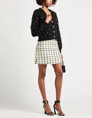 Farm Rio Embellished Long Sleeve Knit Cardigan