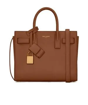 Saint Laurent Sac De Jour Nano Carryall In Grained Leather