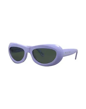 Marni Oval Plastic Eyeglasses