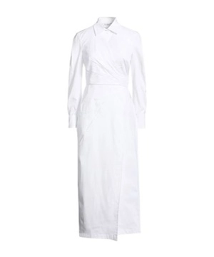 Max Mara Shirt Dress With Long Sleeves And Pleats