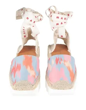 Marni Multicolor Woven Platform Shoes