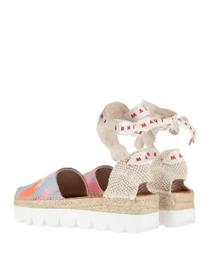 Marni Multicolor Woven Platform Shoes
