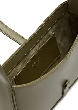 Saint Laurent Le 5 À 7 Mini Leather Top Handle Bag