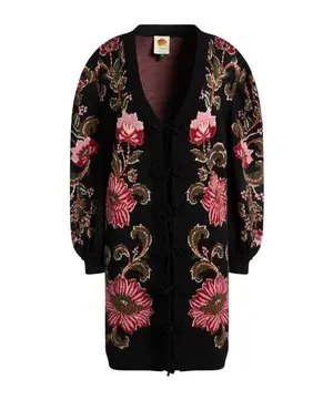 Farm Rio Floral-print Cardigan