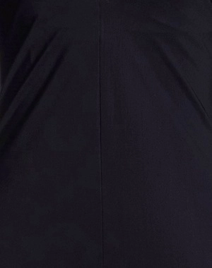 MAISON MARGIELA Long Sleeve Plunge Neck Fitted Dress With Cutout Detail