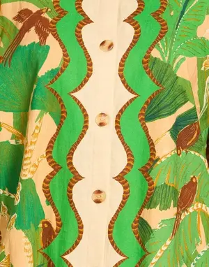 Farm Rio Printed Long-sleeved Shirt