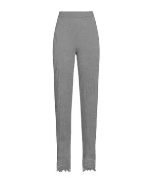 Marni Ribbed Wool Pants With Embellished Cuffs