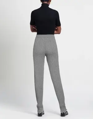 Marni Ribbed Wool Pants With Embellished Cuffs