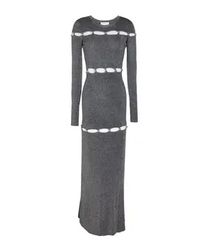 Isabel Marant Étoile Metallic Hollow Out Dress