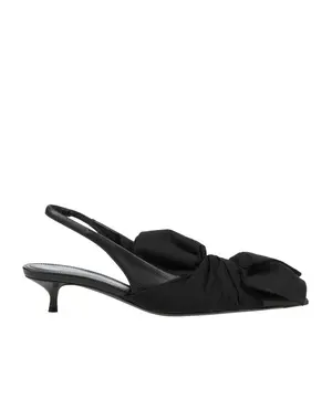 Balenciaga Plain Colour Court - Black