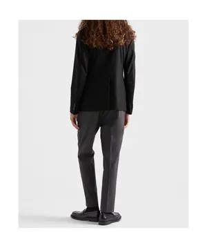 Prada Single-breasted Wool Blend Jacket