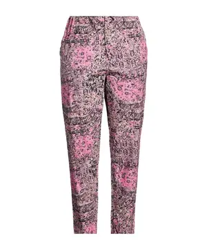 Isabel Marant Étoile Stylish Floral Print Tapered Pants - Pink