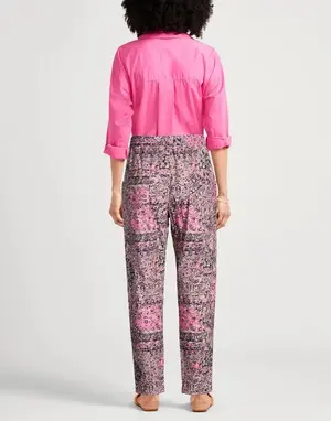 Isabel Marant Étoile Stylish Floral Print Tapered Pants