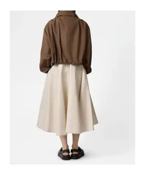 TOD'S Hooded Pocket Jacket With Leather Trim