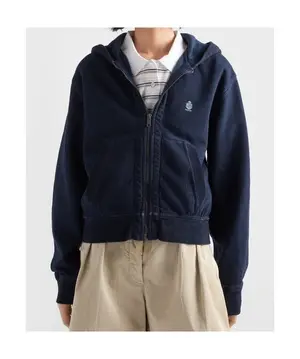 Prada Cotton Hoodie Jacket