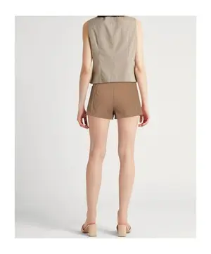 Max Mara High Waisted Gabardine Shorts