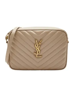 Saint Laurent Lou Quilted Leather Cross-body Bag - Brown