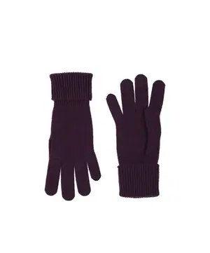 Burberry Lightweight Knitted Gloves - Black