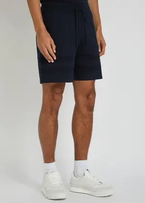 Givenchy Textured Knit Cotton-blend Shorts