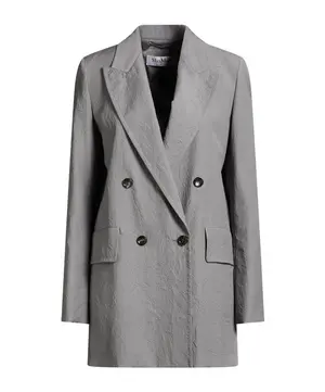 Max Mara Double-breasted Crinkled Blazer