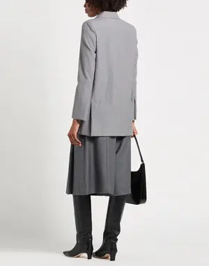 Max Mara Double-breasted Crinkled Blazer