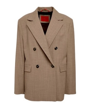 MAXCO. Double-breasted Blazer - Brown