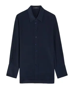 JOSEPH Joe Silk-crepe Shirt - Black