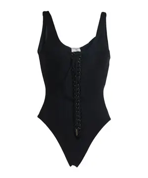 Saint Laurent One-piece Swimsuit With Lace-up Front