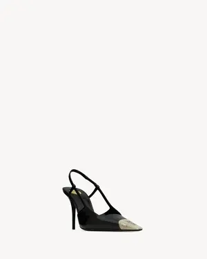 Saint Laurent Jeanne Slingback Pumps