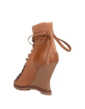 Chloé Wedge Open Toe Ankle Boots