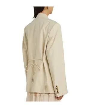 Dries Van Noten Pinstriped Double-breasted Blazer