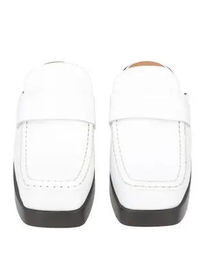 Marni Pebbled Leather Mules With Block Heel