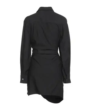Jacquemus Long Sleeve Gathered Midi Dress