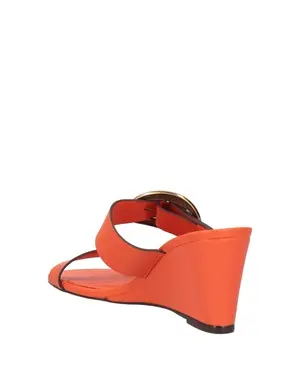 Farm Rio Minimalist Solid Color Leather Sandals